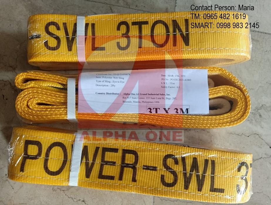WEBBING SLING-LIFTING BELT-POLYESTER SLING, Commercial & Industrial ...
