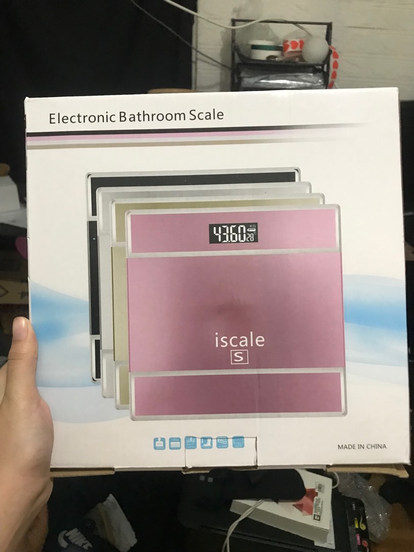 Digital Weighing Scale Tempered Glass, Health & Nutrition, Health ...
