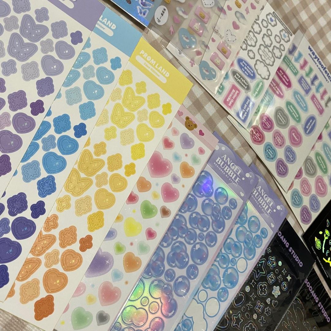 WTS assorted authentic brand new Korean deco seal stickers for ...
