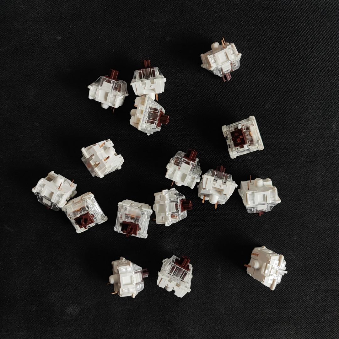 (x72) Royal Kludge RK Brown Light Tactile Switches for Gaming ...