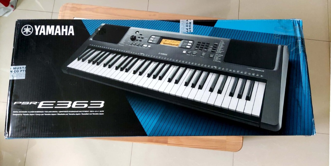 Yamaha PSR-E363 Portable Keyboard, Hobbies & Toys, Music & Media ...