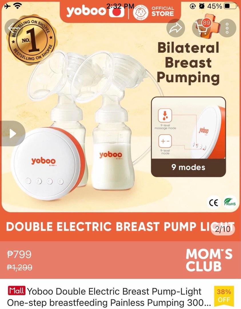 Yoboo Double Electric Breastpump, Babies & Kids, Nursing & Feeding ...