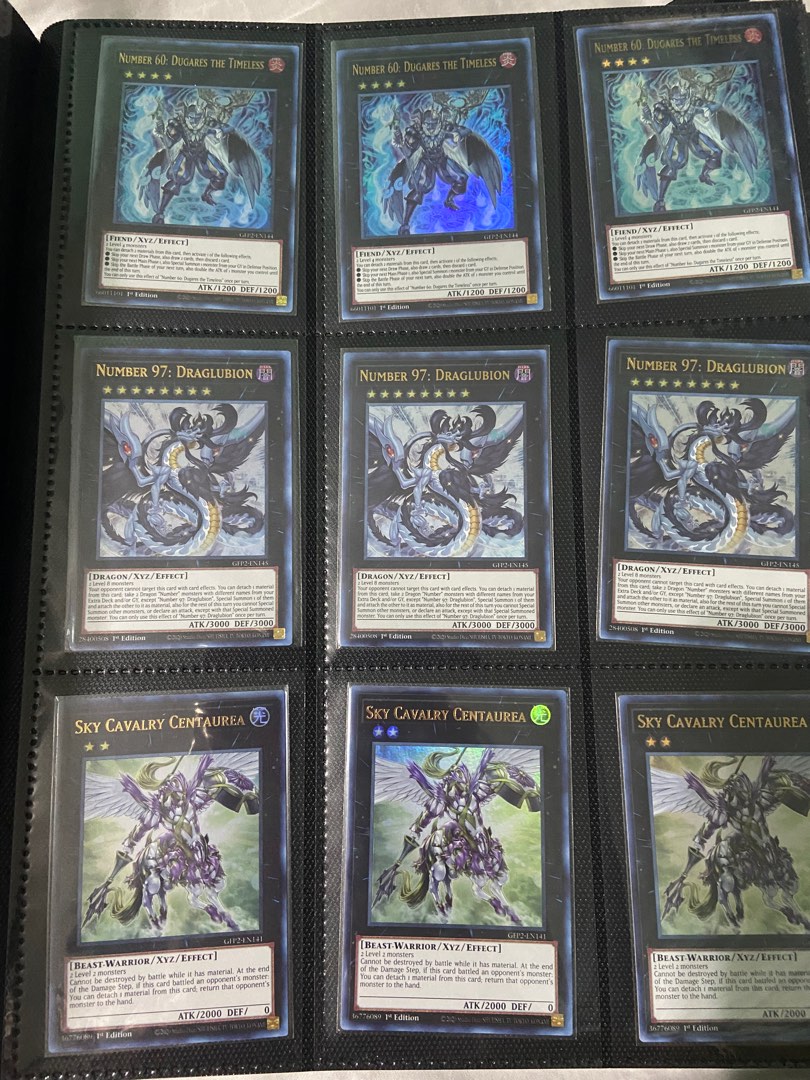 Yu-Gi-Oh Cards English No.60 Dugares No. 97 Draglubion Sky Calvary ...