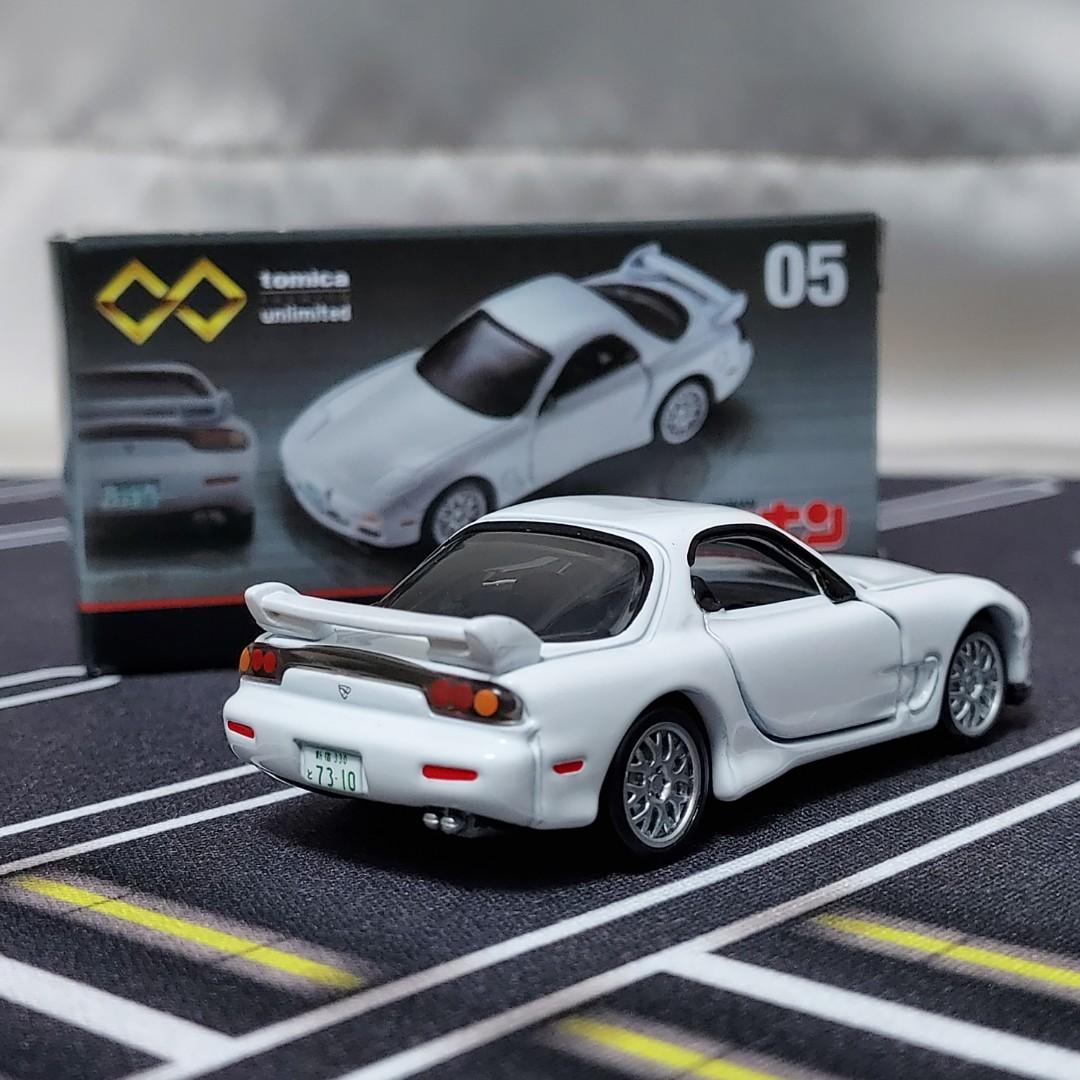 1/64 Mazda RX-7 FD3S white, Hobbies & Toys, Toys & Games on Carousell