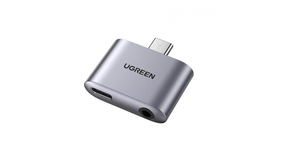 [1736] UGREEN USB-C TO USB-C ADAPTER + JACK 3.5MM (GRAY), Computers ...