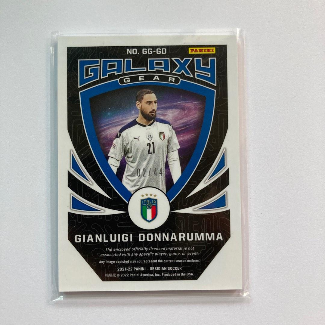 2022 Obsidian Soccer Gianluigi Donnarumma Galaxy Gear Italy Red Pulsar ...