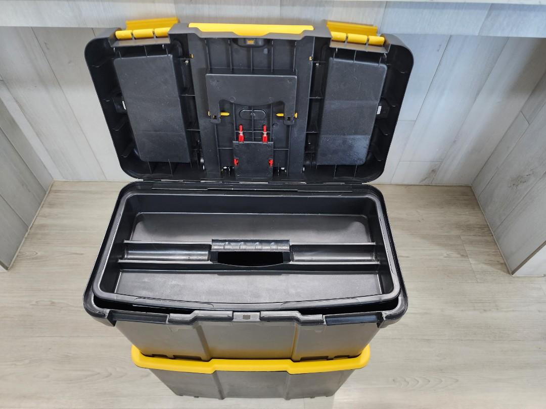 2 Tier Industrial Grade Tools Box Storage with Wheels and Handles ...