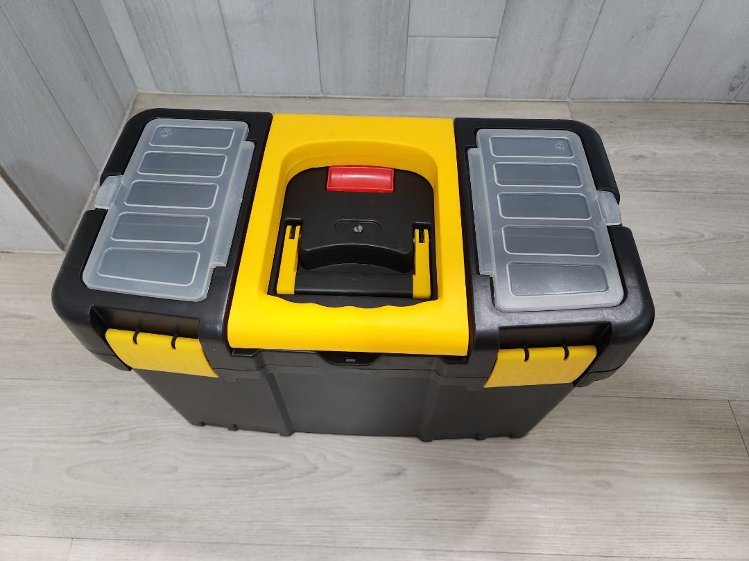 2 Tier Industrial Grade Tools Box Storage with Wheels and Handles ...