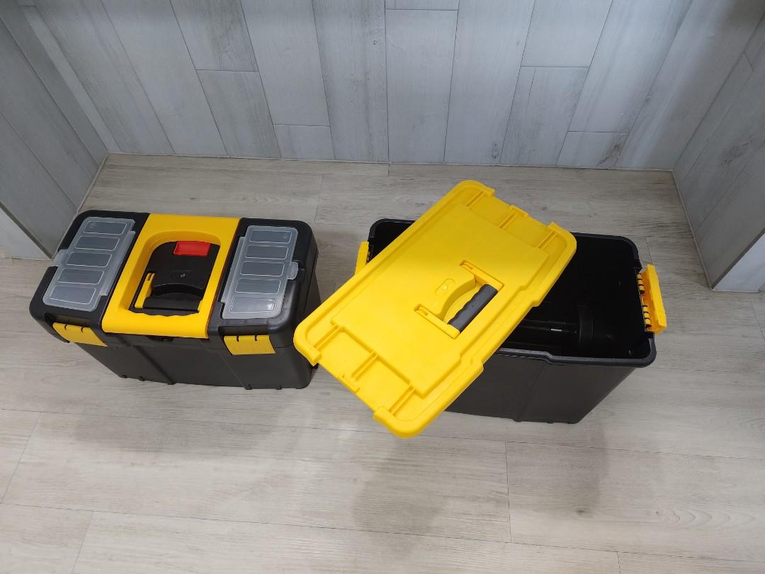 2 Tier Industrial Grade Tools Box Storage with Wheels and Handles ...