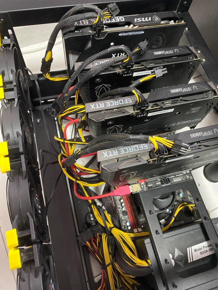 4x GPU 3060Ti Mining Rig, Computers & Tech, Parts & Accessories ...