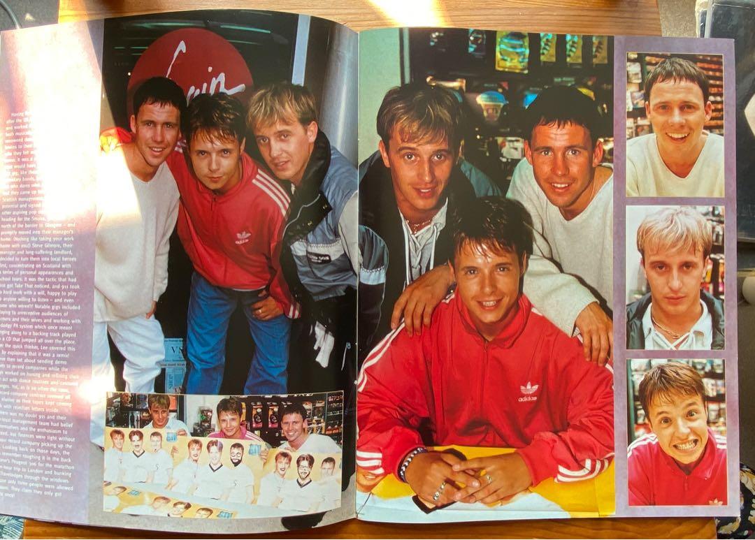 90s English boyband 911 Book (1997), 興趣及遊戲, 收藏品及紀念品, 明星周邊 - Carousell