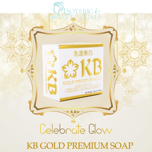[ Esoterica ] KB GOLD PREMIUM SOAP 135G ALPHA ARBUTIN + KOJIC ACID ...