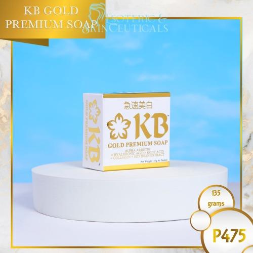 [ Esoterica ] KB GOLD PREMIUM SOAP 135G ALPHA ARBUTIN + KOJIC ACID ...