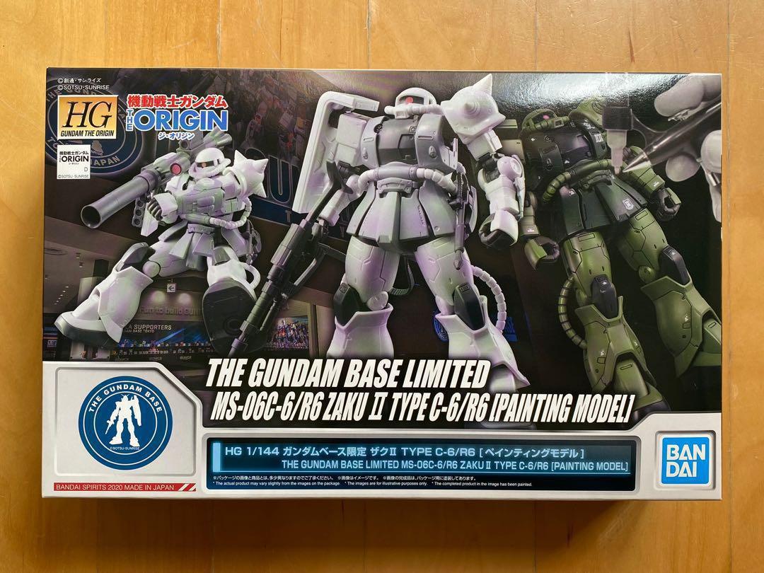 高達模型 HG GTO Zaku ii C-6 painting model 渣古 Gundam base, 興趣及遊戲, 玩具 & 遊戲類 - Carousell