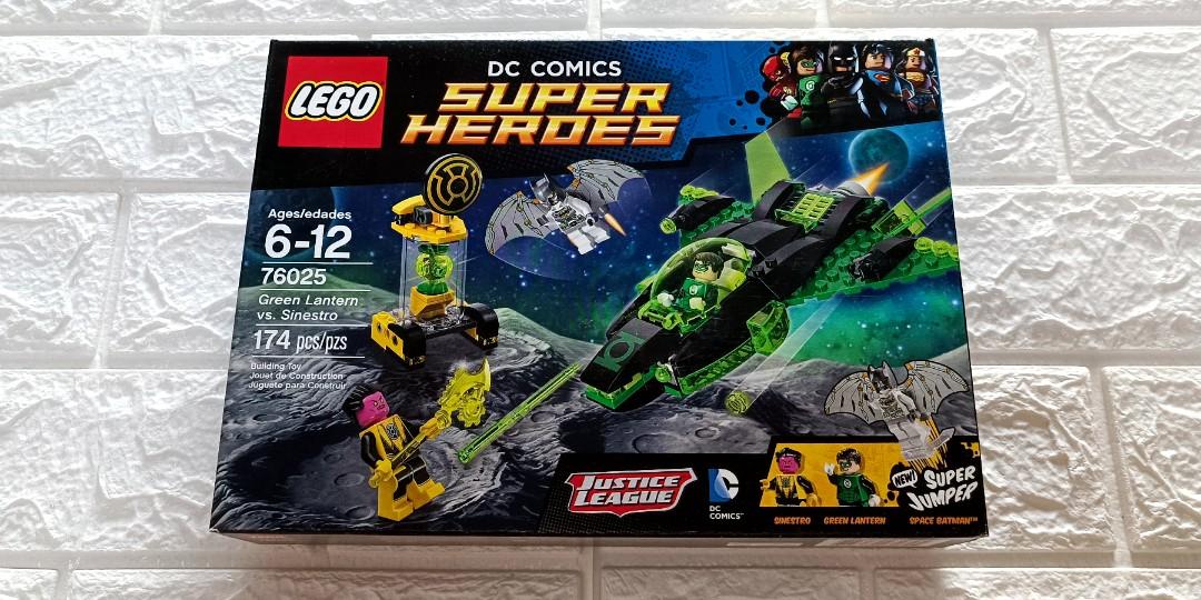 全新未開盒 LEGO 76025 Green Lantern vs. Sinestro Super Heroes 系列 (2015年出產 ...
