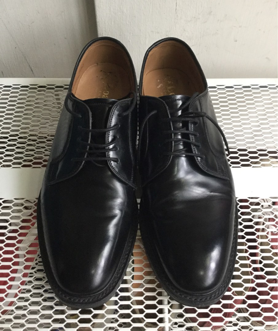 已售出。#英國手工製 Loake Derby Shoes 黑色木底德比鞋 / 啞光面 = 經典 x 紳裝 x 常春藤, 他的時尚, 鞋類 ...