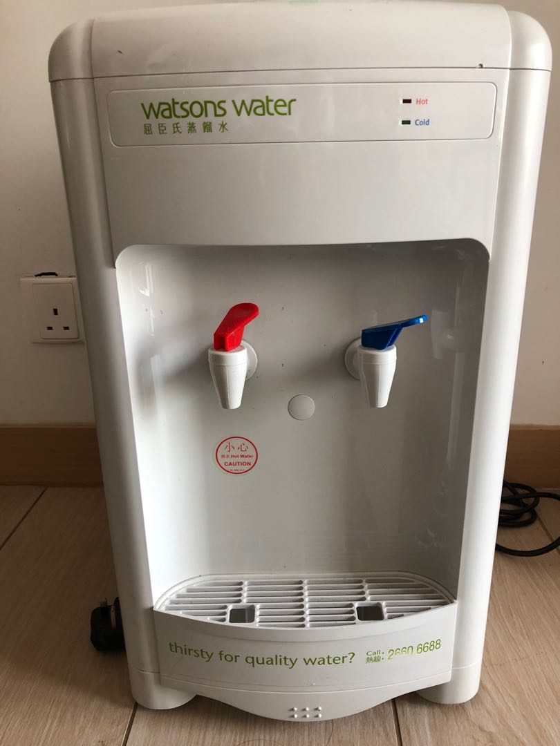 屈臣氏蒸餾水機 Watsons Water Wats-MiniS Hot & Ambient Dispenser, 家庭電器, 廚房電器 ...