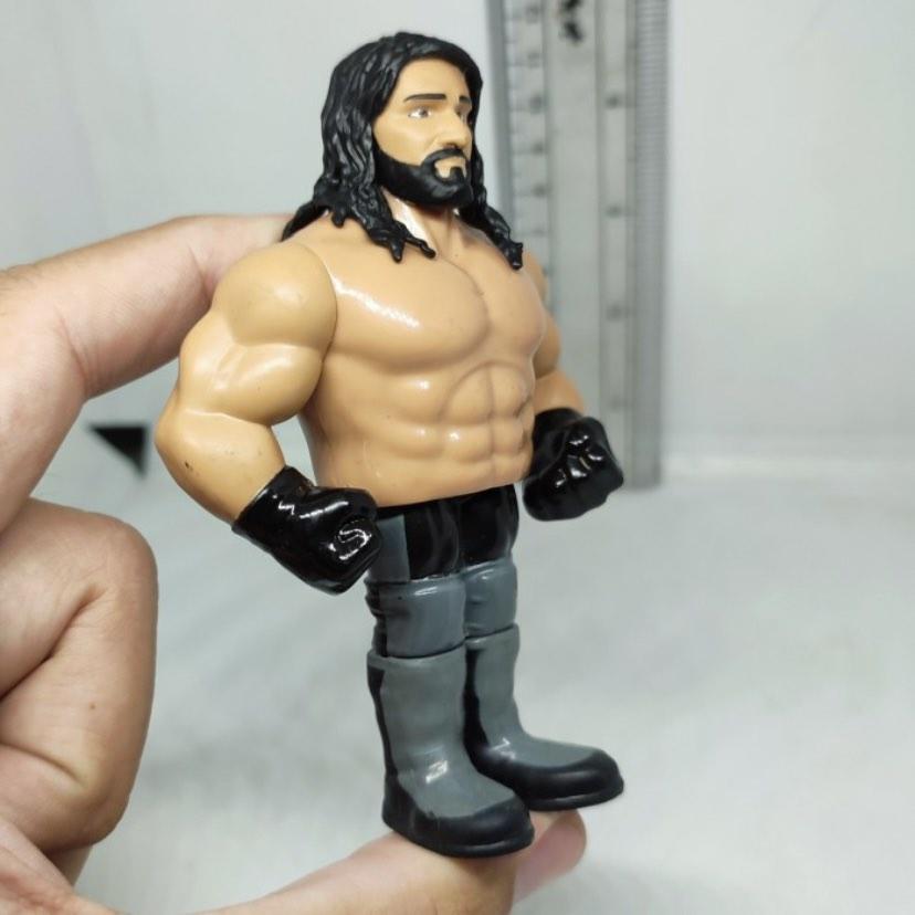 Action Figure 4,5’ Retro WWE Seth Rollins Wrestling Figures Ori Mattel, Toys & Collectibles ...