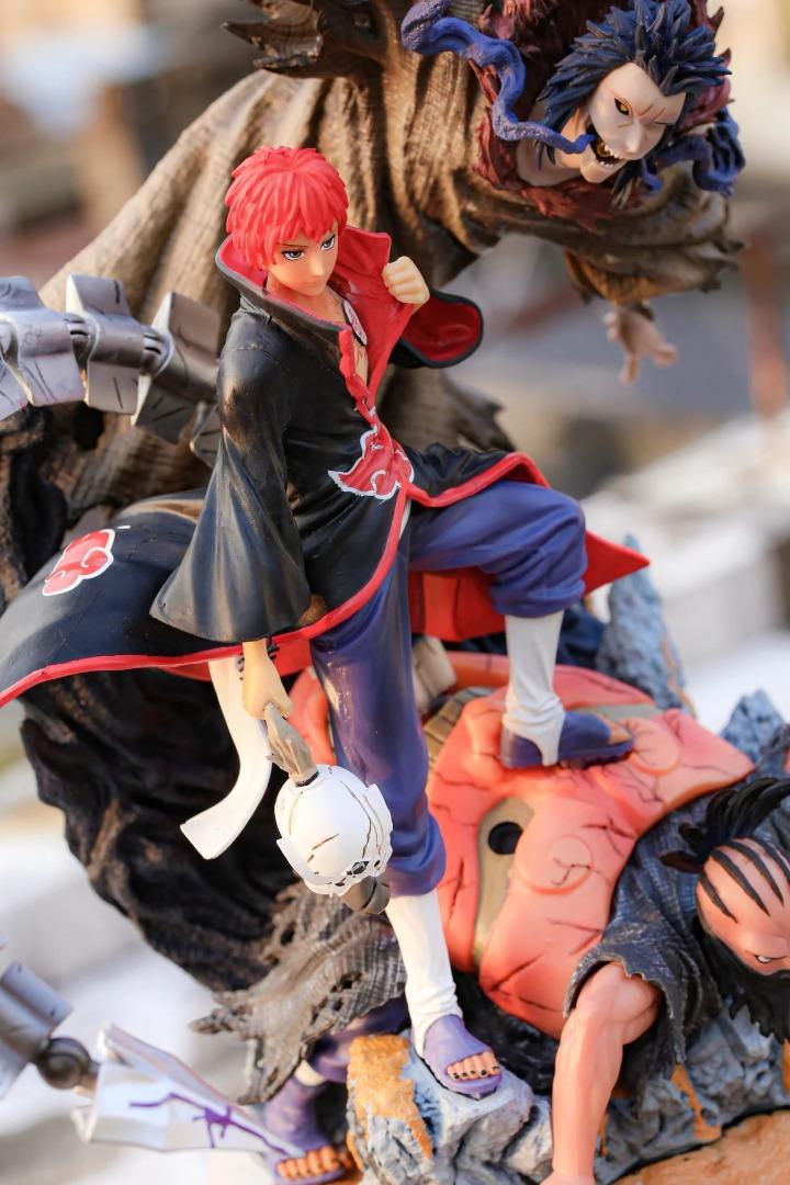 Anime Naruto Shippuden Akatsuki Akasuna Sasori action figure Scene ...