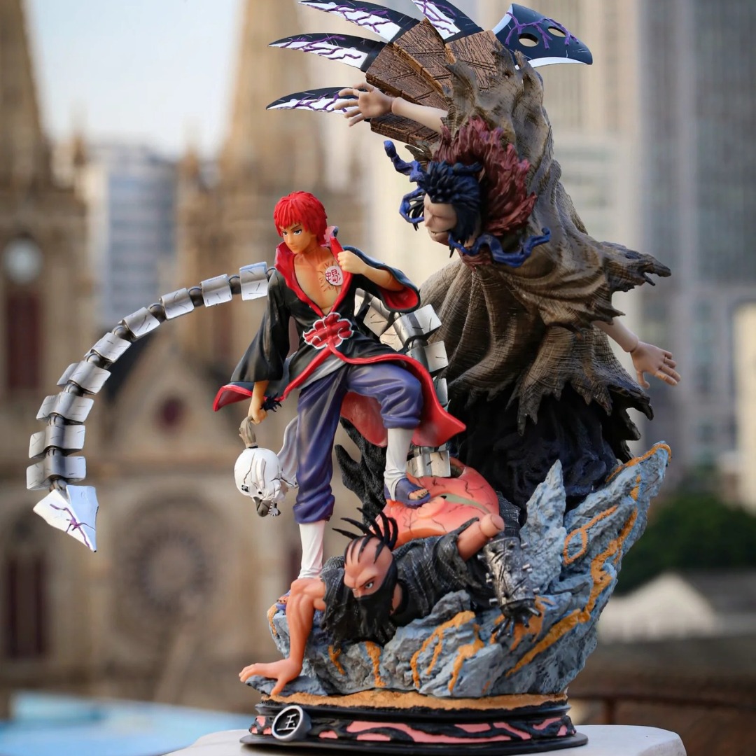 Anime Naruto Shippuden Akatsuki Akasuna Sasori action figure Scene ...