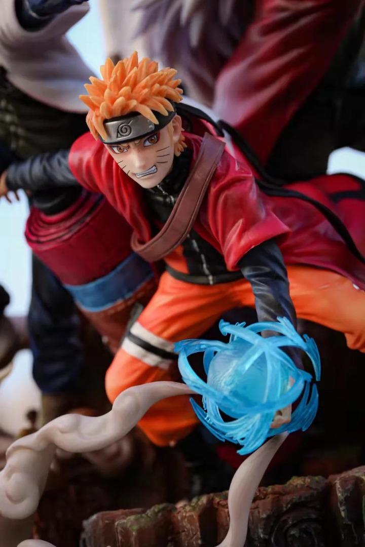 Anime Uzumaki Naruto Namikaze Minator Jiraiya action figure cartoon ...
