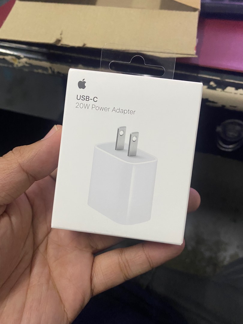 Apple 20w usb-c adapter authentic, Mobile Phones & Gadgets, Mobile ...