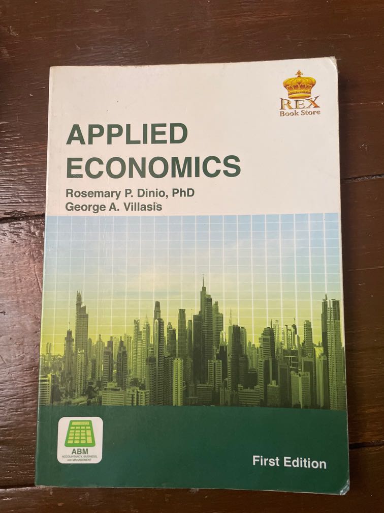 Applied Economics First Edition Senior High Book by Rosemary Dinio ...