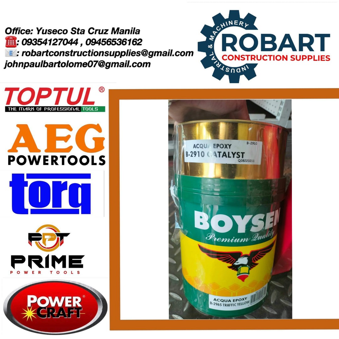 Aqua epoxy traffic yellow, Commercial & Industrial, Construction Tools ...