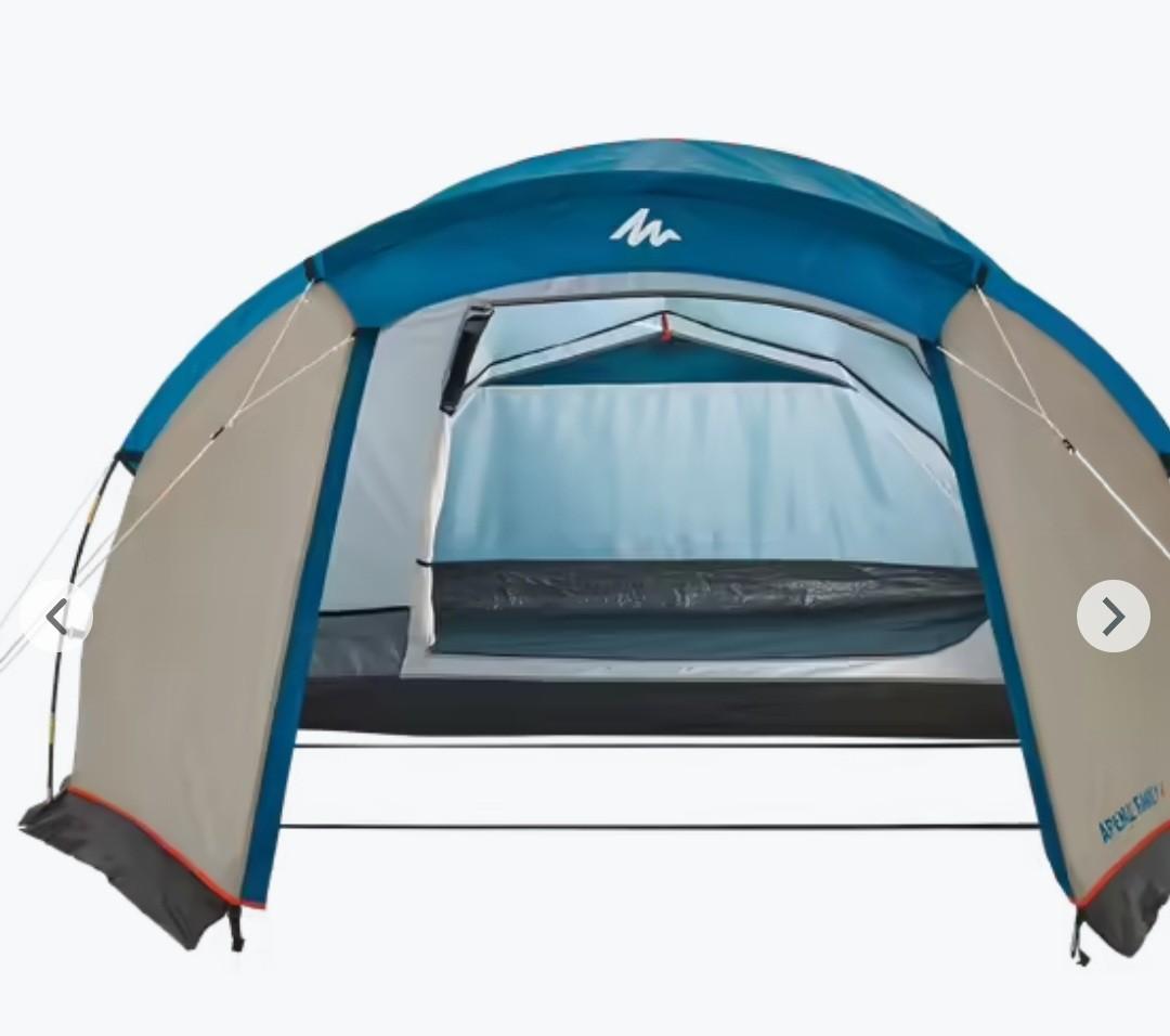Arpenaz family 4 tent, Sports Equipment, Hiking & Camping on Carousell