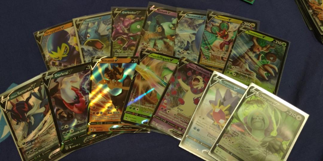 Assorted V and Vmax and Vstar Pokémon cards/ pokemon cards ( noivern ...