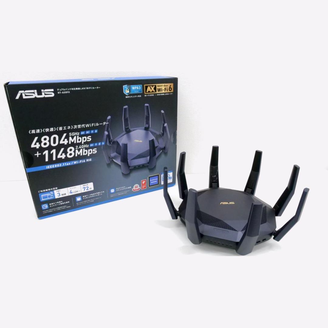 ASUS RT-AX89X 12-stream AX6000 Dual Band WiFi 6 (802.11ax) Router ...
