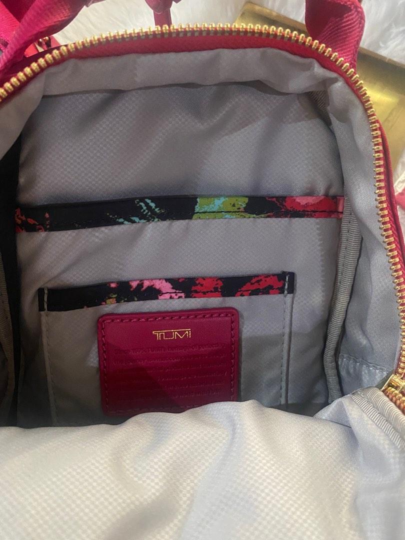 AUTHENTIC TUMI VOYAGEUR SERRA MINI CONVERTIBLE BACKPACK RASPBERRY ...