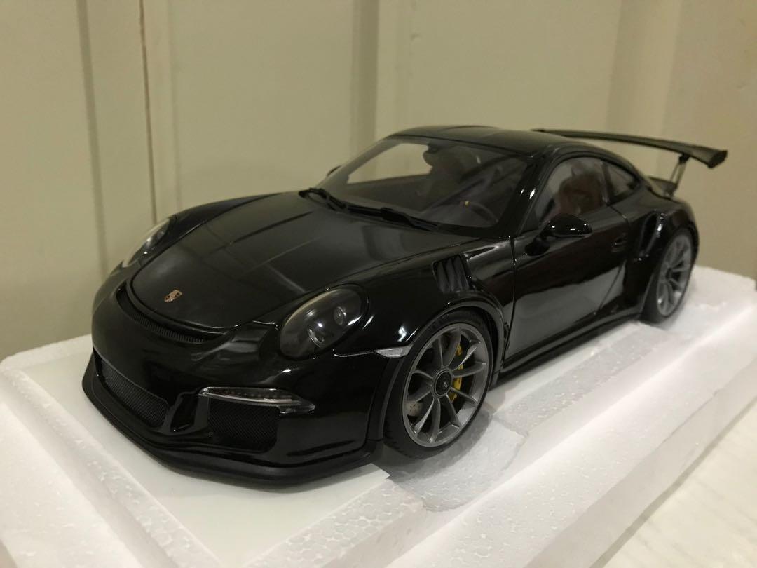 Autoart Porsche 911 GT3 RS black diecast toy car hotwheels, Hobbies ...