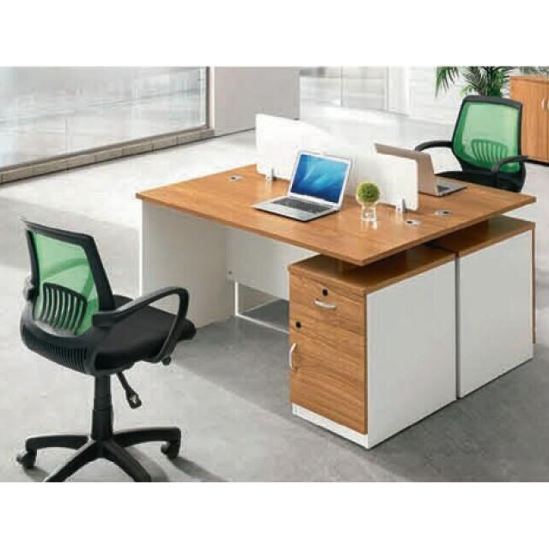 B31 Workstation w Partition, Office Table, System Furniture Cubicle ...