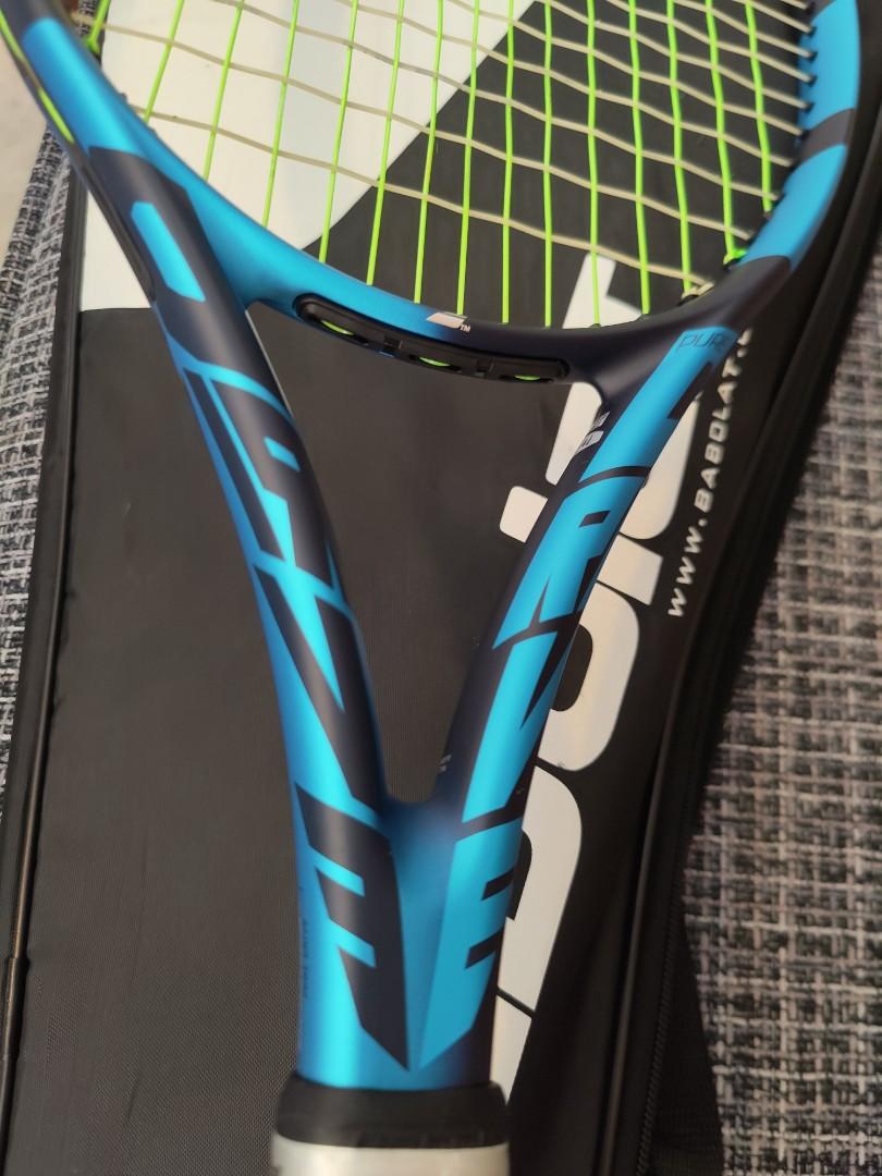 Babolat Pure Drive 2021 with Solinco Hyper G, Sports Equipment, Sports ...