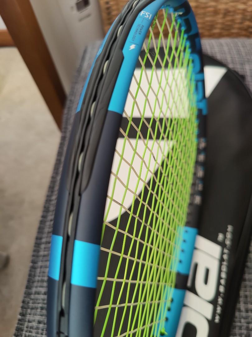 Babolat Pure Drive 2021 with Solinco Hyper G, Sports Equipment, Sports ...