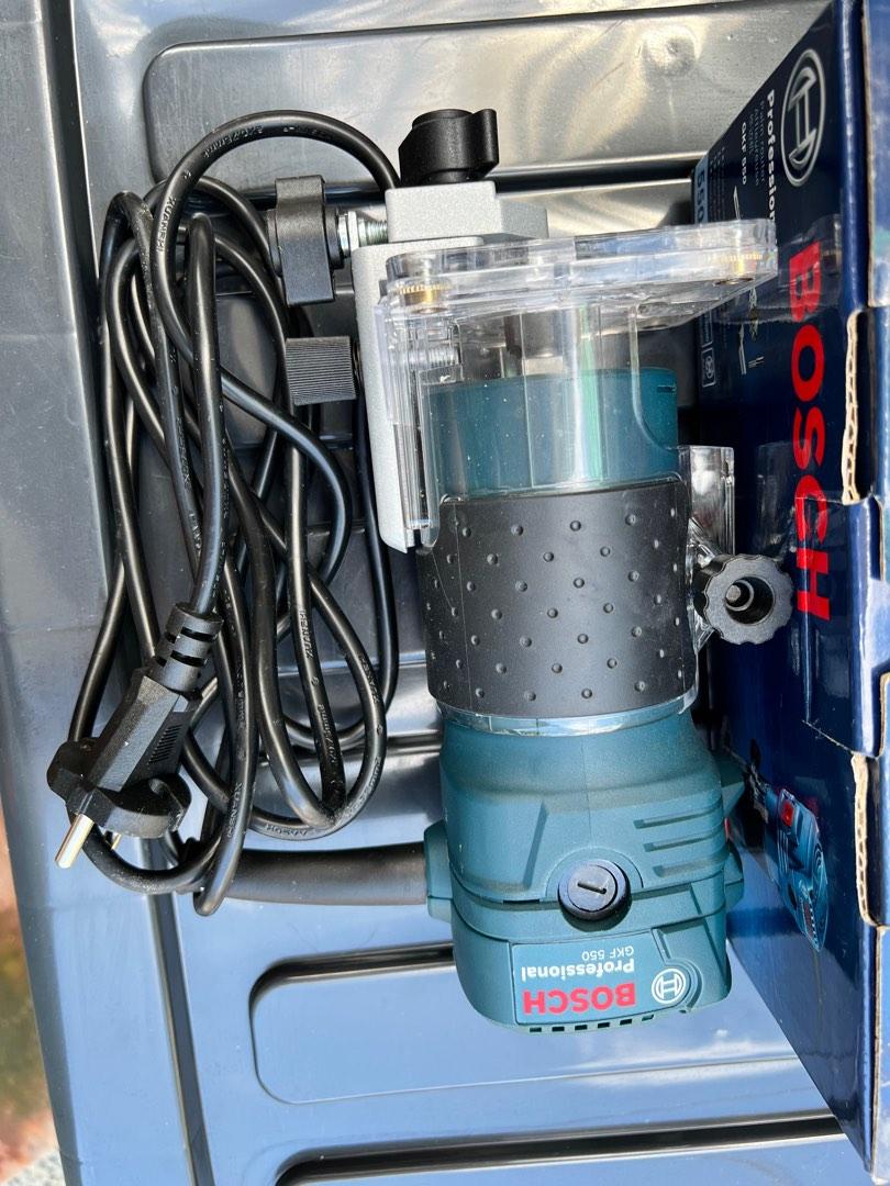 BOSCH Professional Palm Router / Trimmer 550W GKF 550, Furniture & Home ...