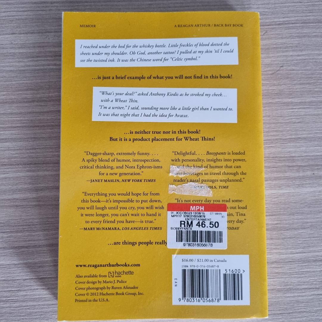 Bossypants By Tina Fey Hobbies And Toys Books And Magazines Storybooks On Carousell