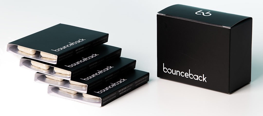 Bounceback - 1 box. 20 sets of 2tabs, Health & Nutrition, Health ...