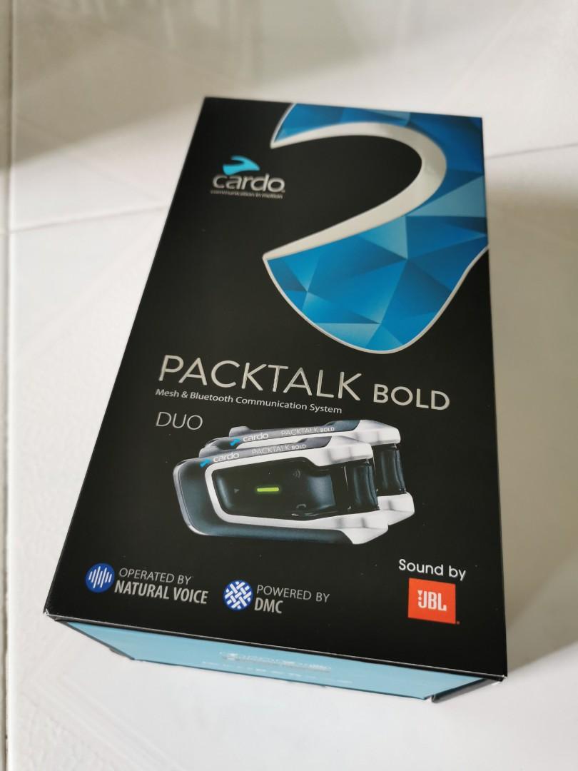 Brand New Cardo Packtalk Bold SINGLE Unit Helmet Comm Set with JBL ...