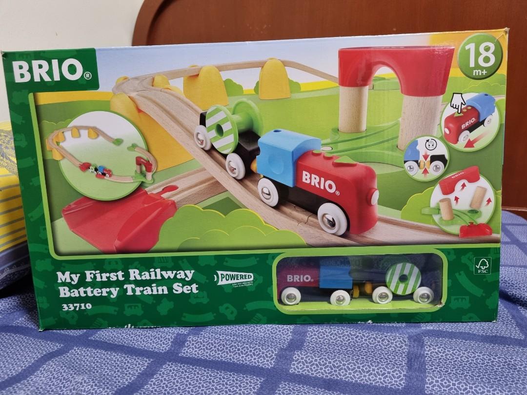 BRIO My First Railway Battery Train Set, Babies & Kids, Infant Playtime ...