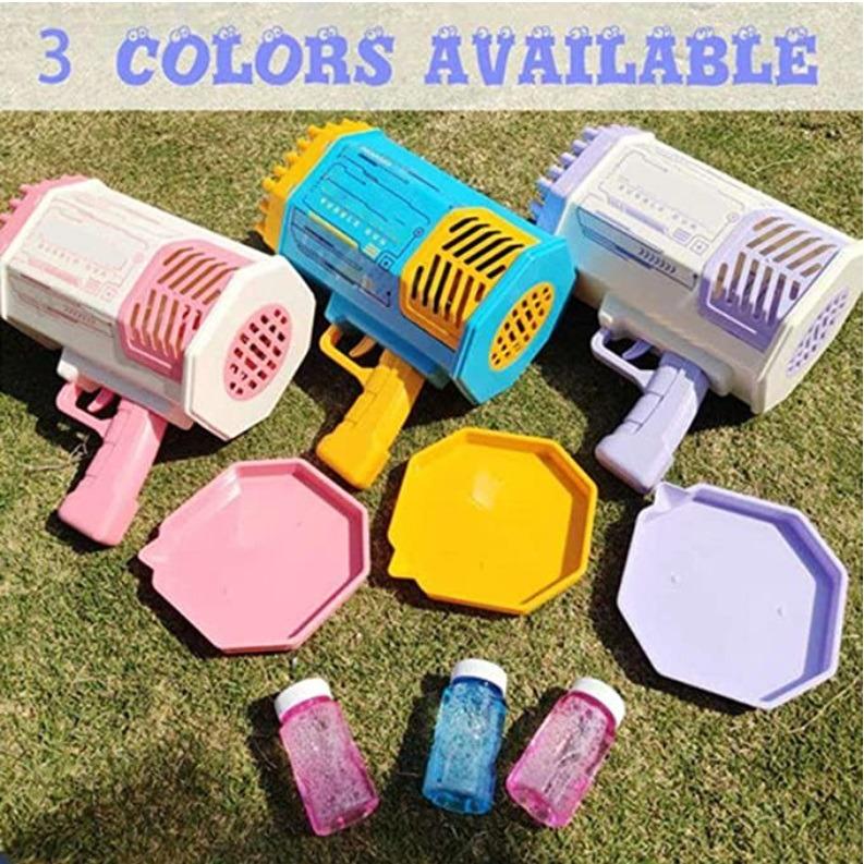 Bubble Gun Bazooka Machine 69 hole with LED, Hobbies & Toys, Toys ...