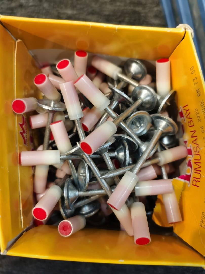 Ceiling gun artifact nail concrete nail, Furniture & Home Living, Home ...