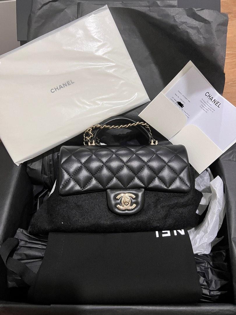 Chanel CF mini rectangle with handle, Women's Fashion, Bags & Wallets ...