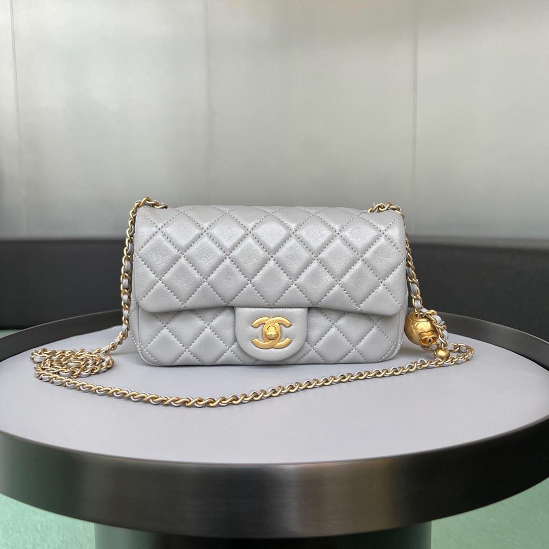 Chanel Mini Rectangular Pearl Crush, Luxury, Bags & Wallets on Carousell