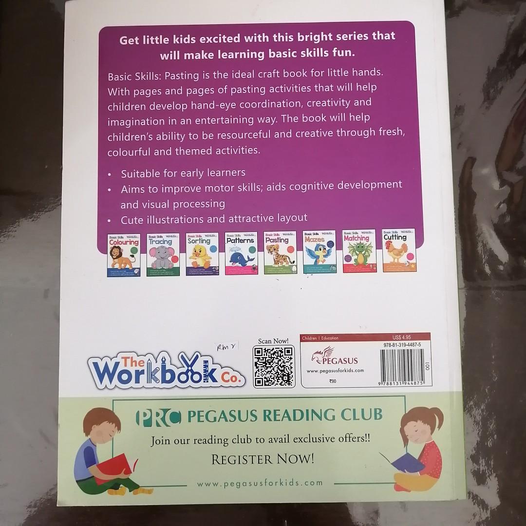 (Children Workbook) Basic Skills Pasting, Hobbies & Toys, Books & Magazines, Children's Books on ...