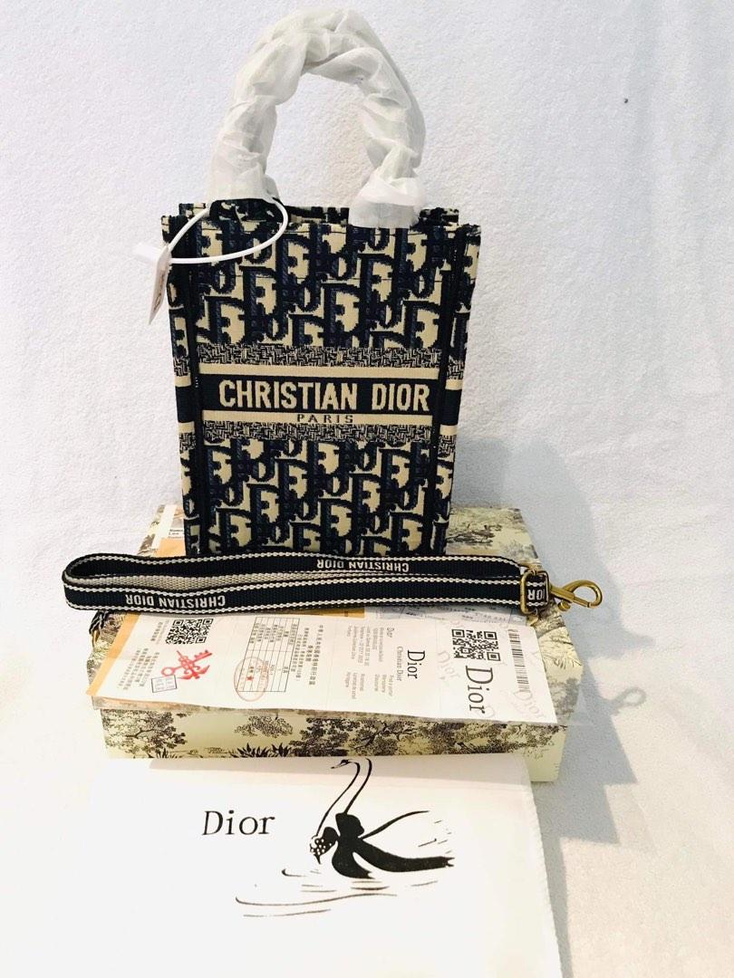 CHRISTIAN DIOR MINI TOTE WITH SLING, Women's Fashion, Bags & Wallets ...