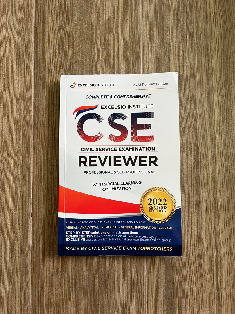 Civil Service Exam Reviewer, Hobbies & Toys, Books & Magazines ...