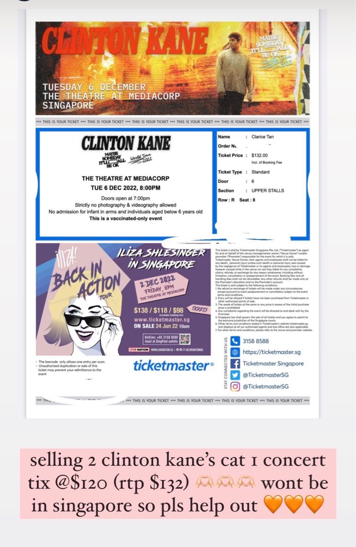 clinton kane cat 1 concert, Tickets & Vouchers, Event Tickets on Carousell
