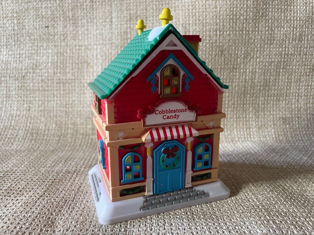 Cobblestone Corner Candy Store Christmas Village, Furniture & Home ...